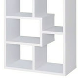 Coaster Company White Interlocking Bookshelves with 8 Compartments for ...
