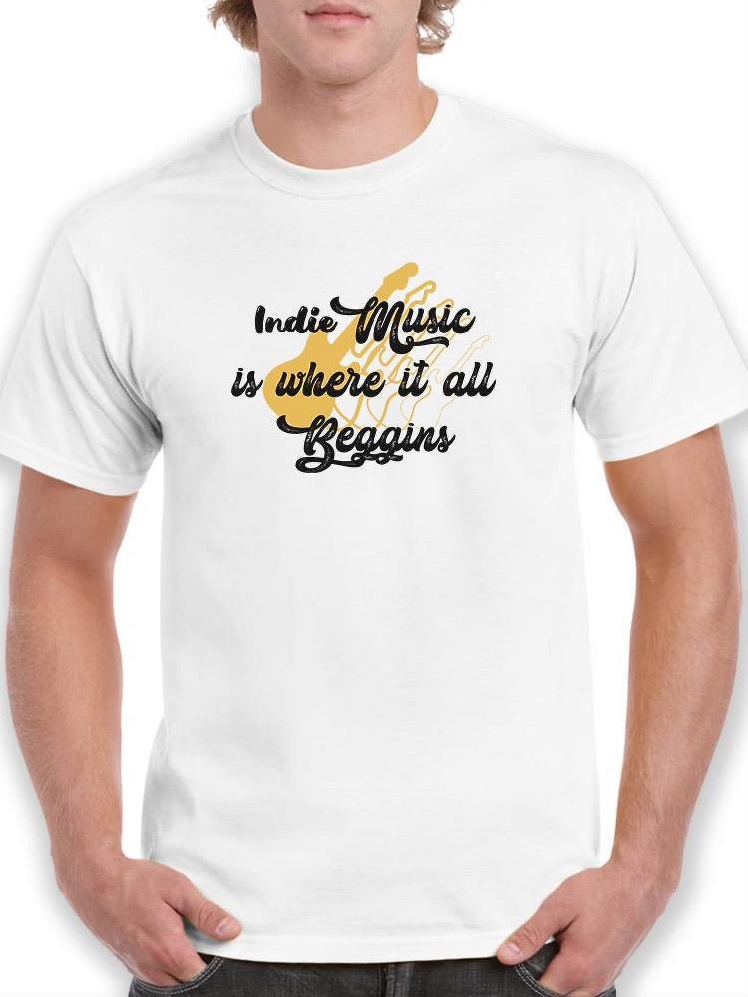 Indie Music T-Shirt Men -Smartprints Designs, Male Small - Walmart.com