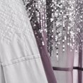 Lush Decor Shimmer Sequins Sequins 84" x 42" Solid Purple 100% ...