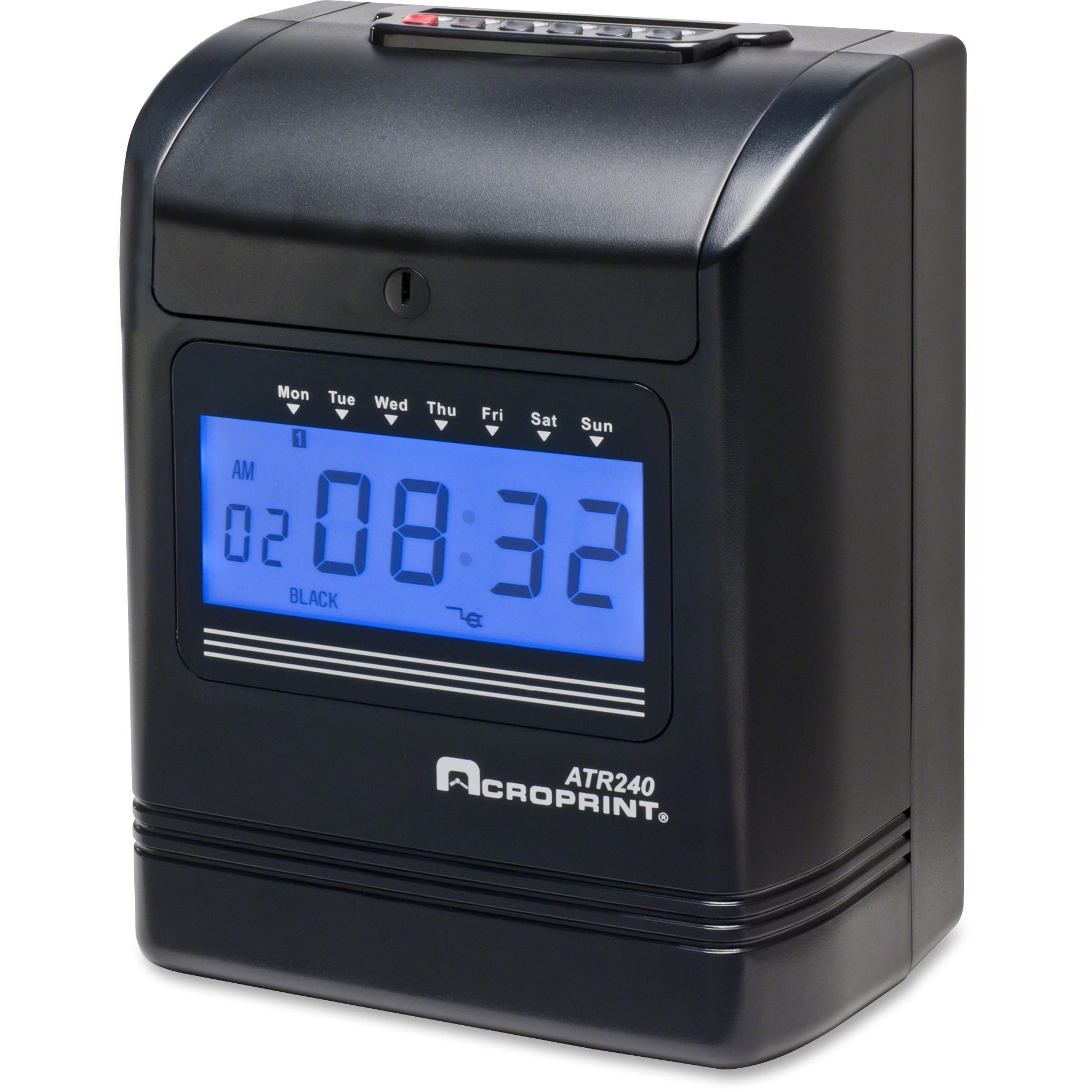 Acroprint ATR240 Top Loading Time Clock, Black/Red Ink, 8 x 6 x 10 ...