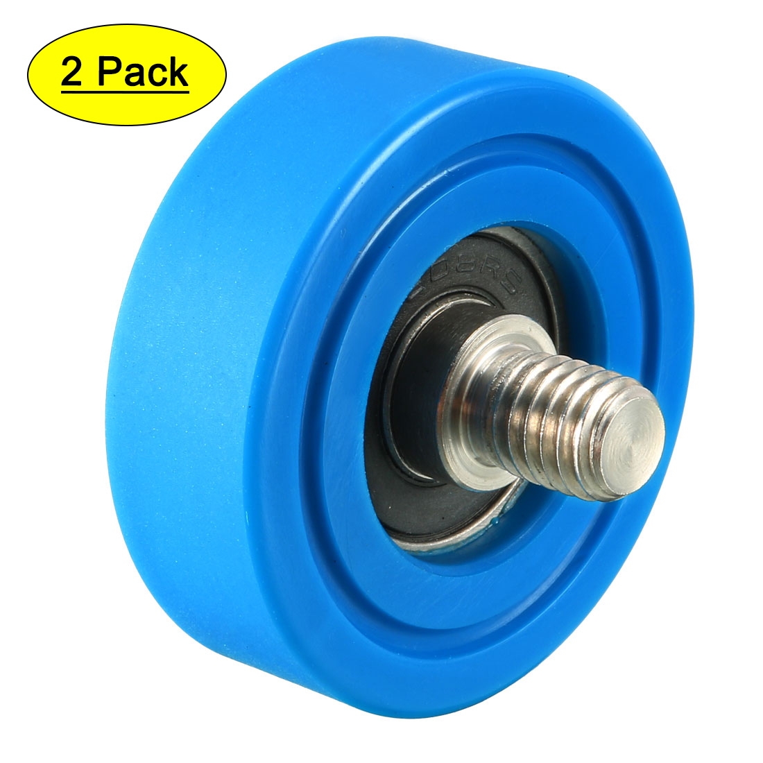 2pcs 40x13x1mm Idler Bearing Pulley Sliding Conveyor Wheel Threaded Rod ...