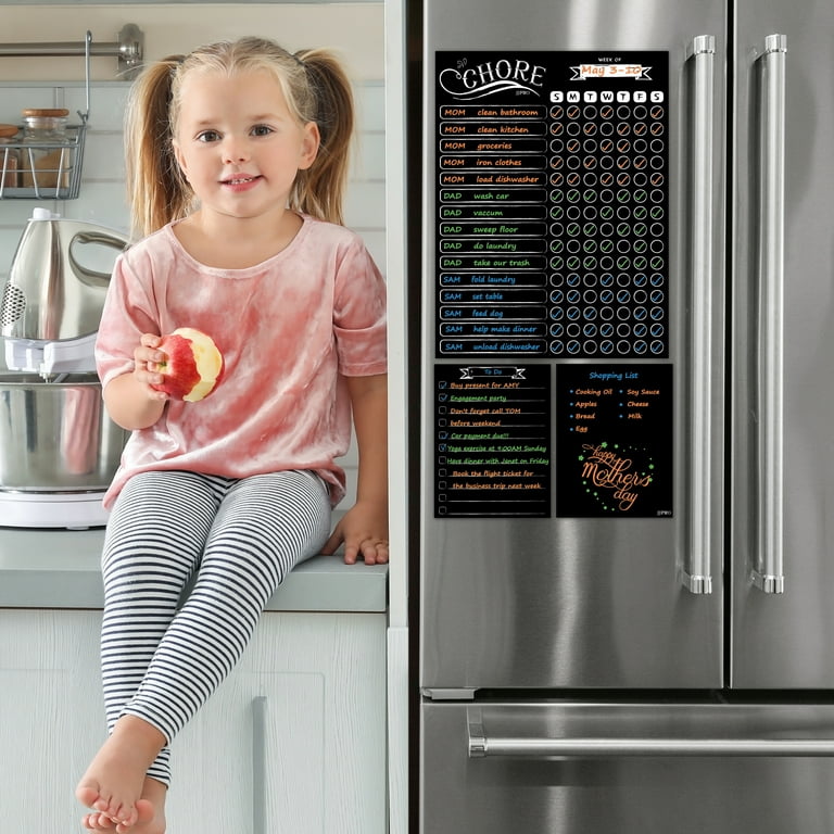 Magnetic Chalkboard For Refrigerator