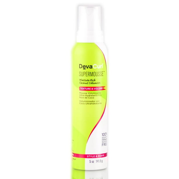 5 oz , Devacurl SuperMousse Moisture Rich Coconut Volumizer , Diva Curl Deva Divacurl Hair ...