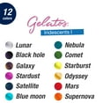 Faber-Castell Gelatos Coloring Sticks Set – 12 Iridescent Colors – 15 ...