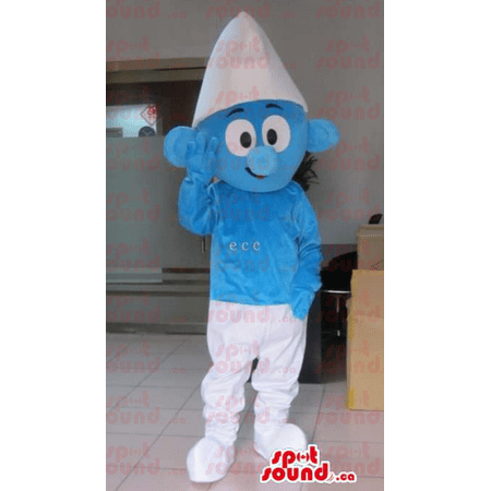 The Smurfs Smurfy Blue Character Tv Cartoon SPOTSOUND Mascot - Mascots ...