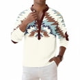 Blmnix Ringer Men Shirt Henley Shirts Vintage Shirts T shirt White Long ...