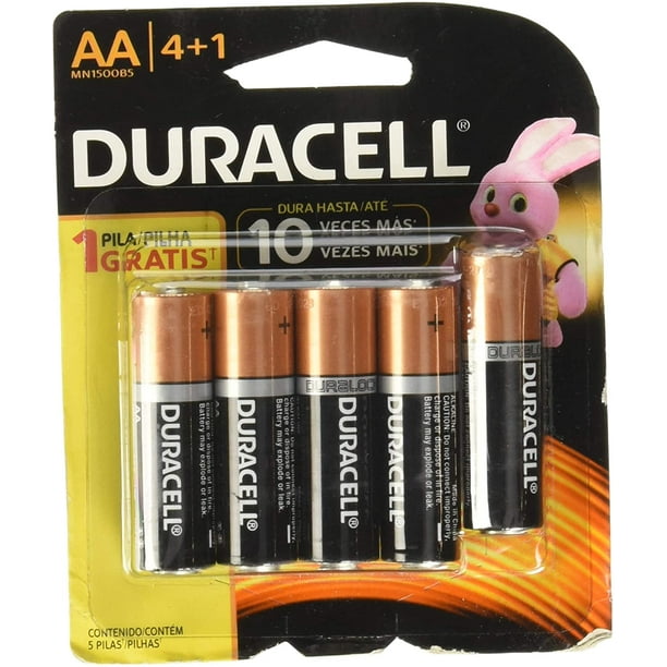 Pilas Doble AA 5piezas Pilas Alcalinas Duracel Duracell Duracell DoBle ...