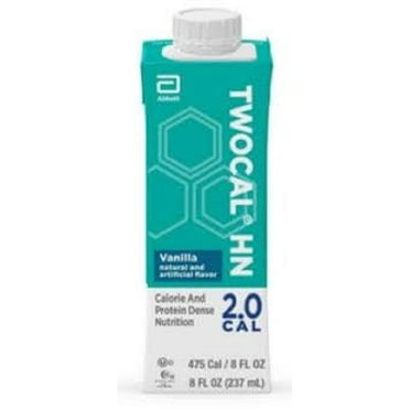 TWOCAL HN Oral Supplement, Vanilla Flavor, 8 oz. Carton (Case of 24 ...