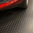 tonchean 16.5ft x 3.3ft Heavy Duty Garage Floor Mat Rolls Diamond Plate Thickened Rubber Non ...