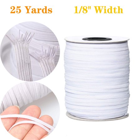 3mm Width Elastic Bands for Sewing Braided Elastic Cord Elastic String ...