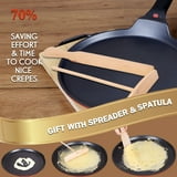"DIIG Nonstick Crepe Pan, 11"", Aluminum Alloy with Spreader & Spatula ...