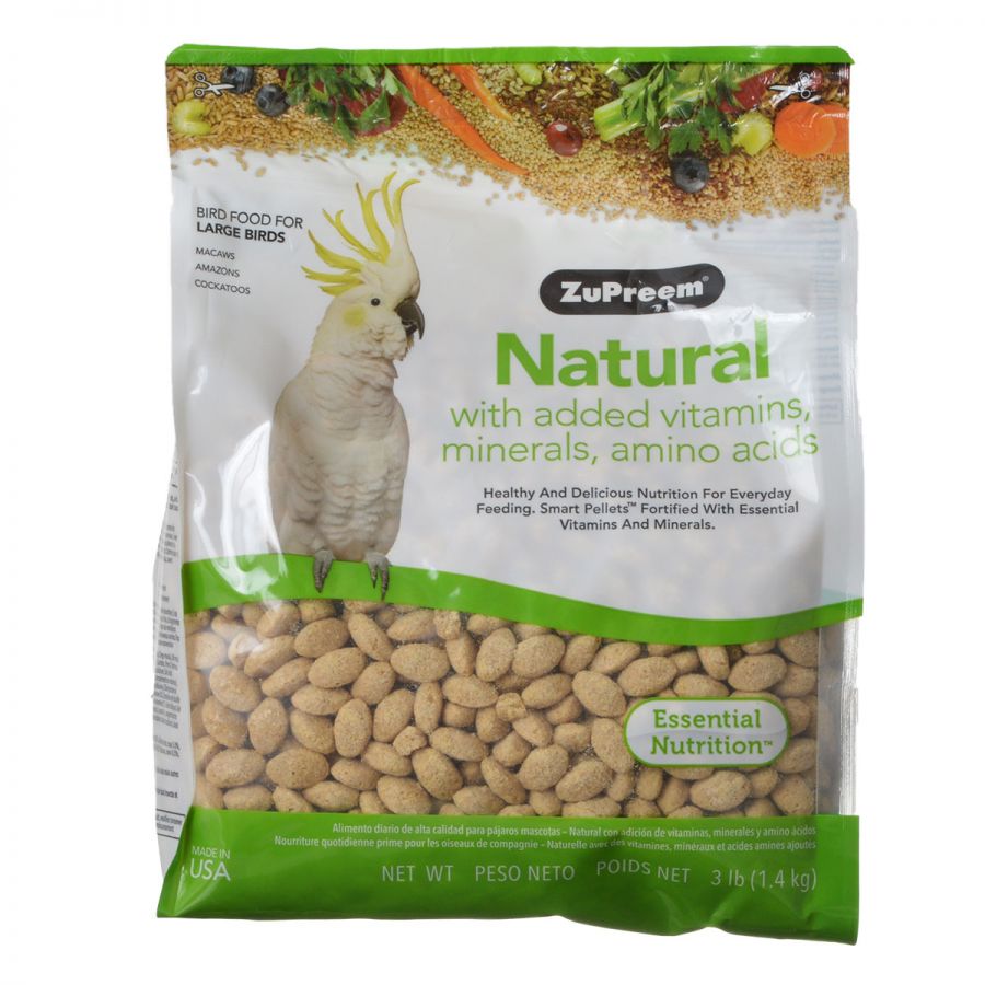 Zupreem® Natural Bird Food Pellets for Large Birds 3lb - Walmart.com