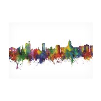 Michael Tompsett 'Madison Wisconsin Skyline' Canvas Art - Walmart.com