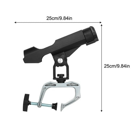 Fishing Rod Holder Adjustable Side-mounted 360 Rail-mounted 360 Degree ...