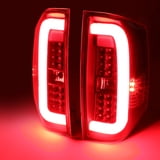 DNA Motoring For 14-21 Toyota Tundra 3D LED Tube Light Bar Black Tail ...