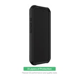 onn MagSafe Compatible Rugged Phone Case for iPhone 17 - Black ...
