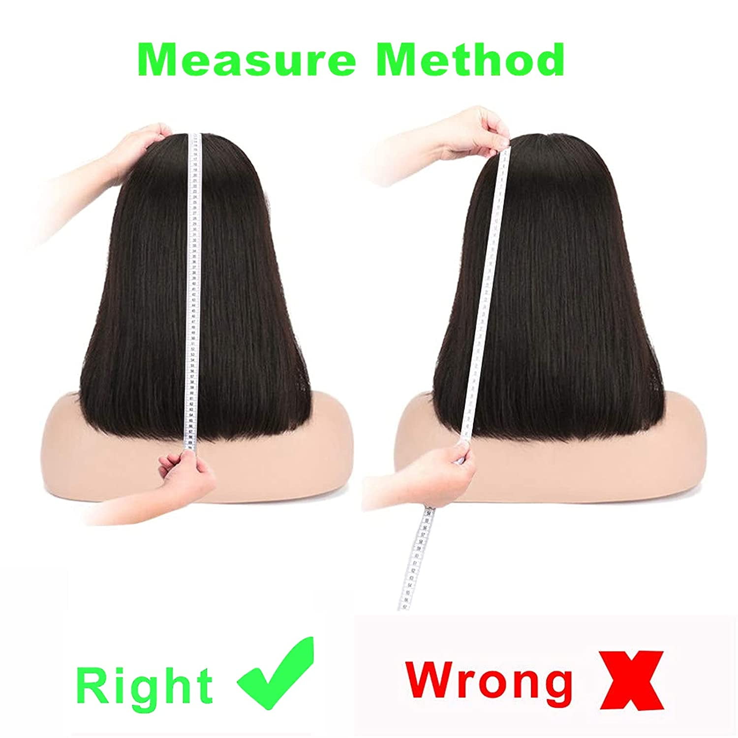Measure Straight Hair