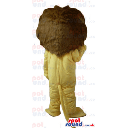 Beige lion with lots of brown hair - Mascots-Lion mascots | Walmart Canada