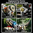Mechanical T-Rex Building Set with Light-Up Eyes, 1268-Piece Dinosaur ...