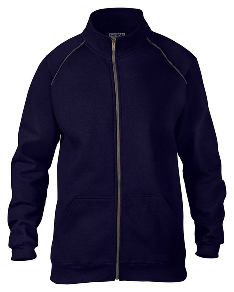 Gildan 92900 Men's Fleece Full-Zip Jacket -Navy-X-Large - Walmart.com