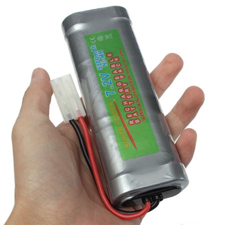 Large Capacity 7.2V 5300mAH Rechargeable Spare Battery for RC Car Boat ...