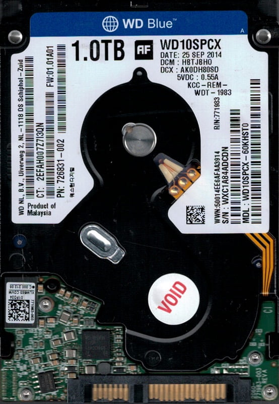 Western Digital WD10SPCX-60KHST0 1TB DCM: HBTJBHO - Walmart.com