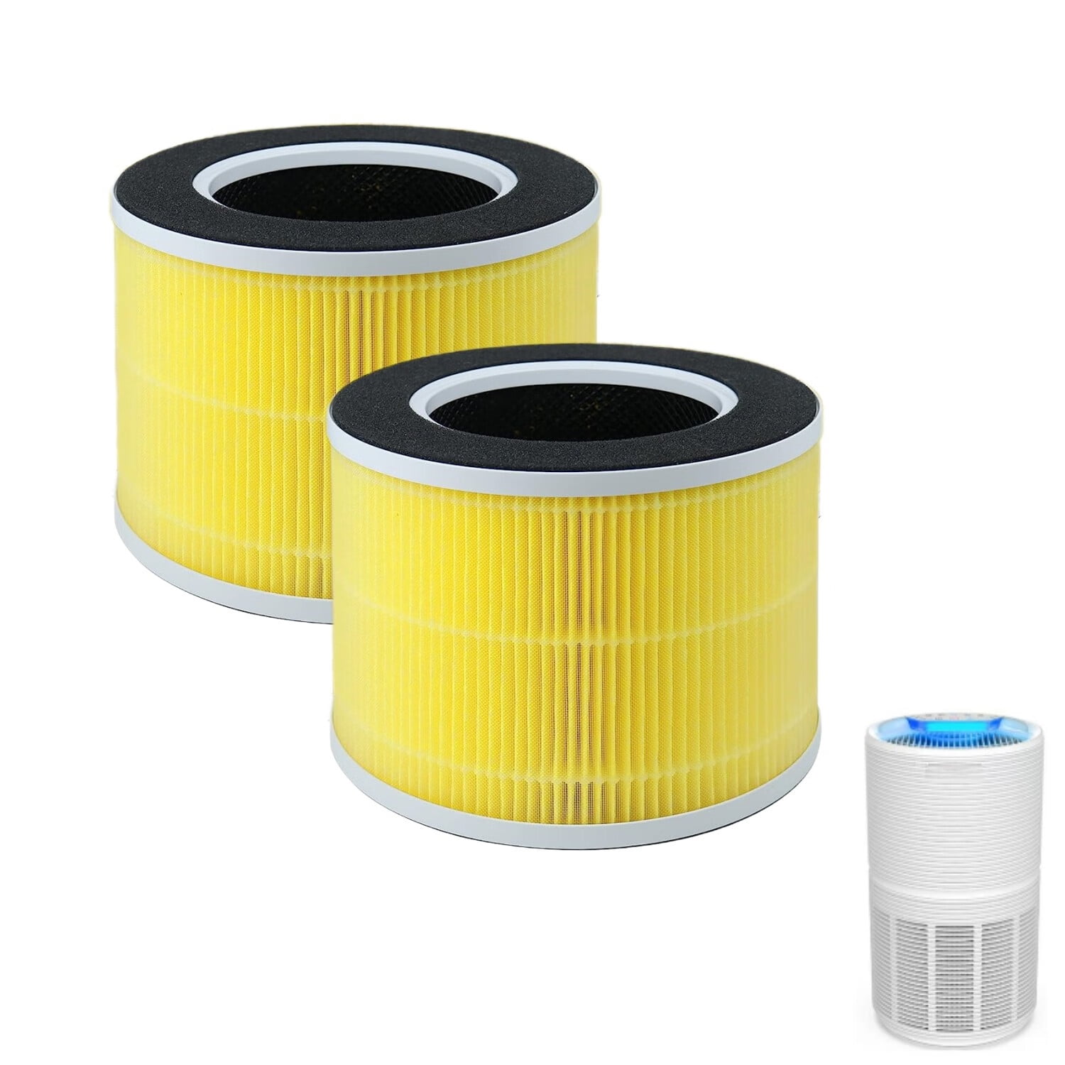 2 Pack Replacement H13 True Hepa Filters Compatible with RENPHO RP ...