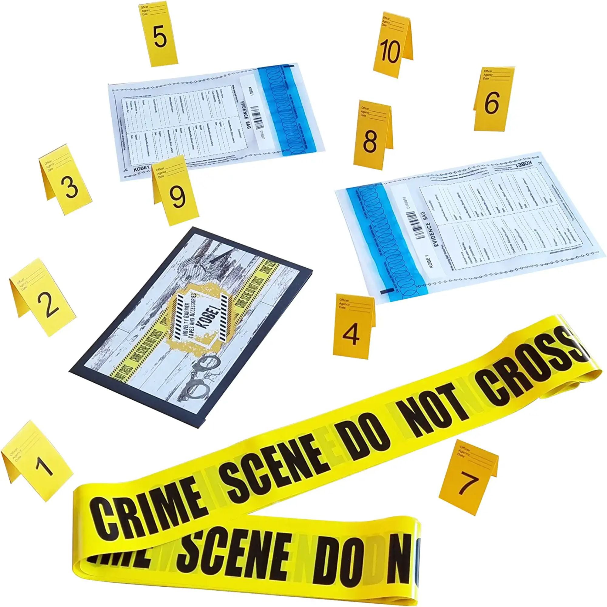 Kobe1 Crime Scene Do Not Cross Barrier Tape (20Feet), Tamper Proof ...