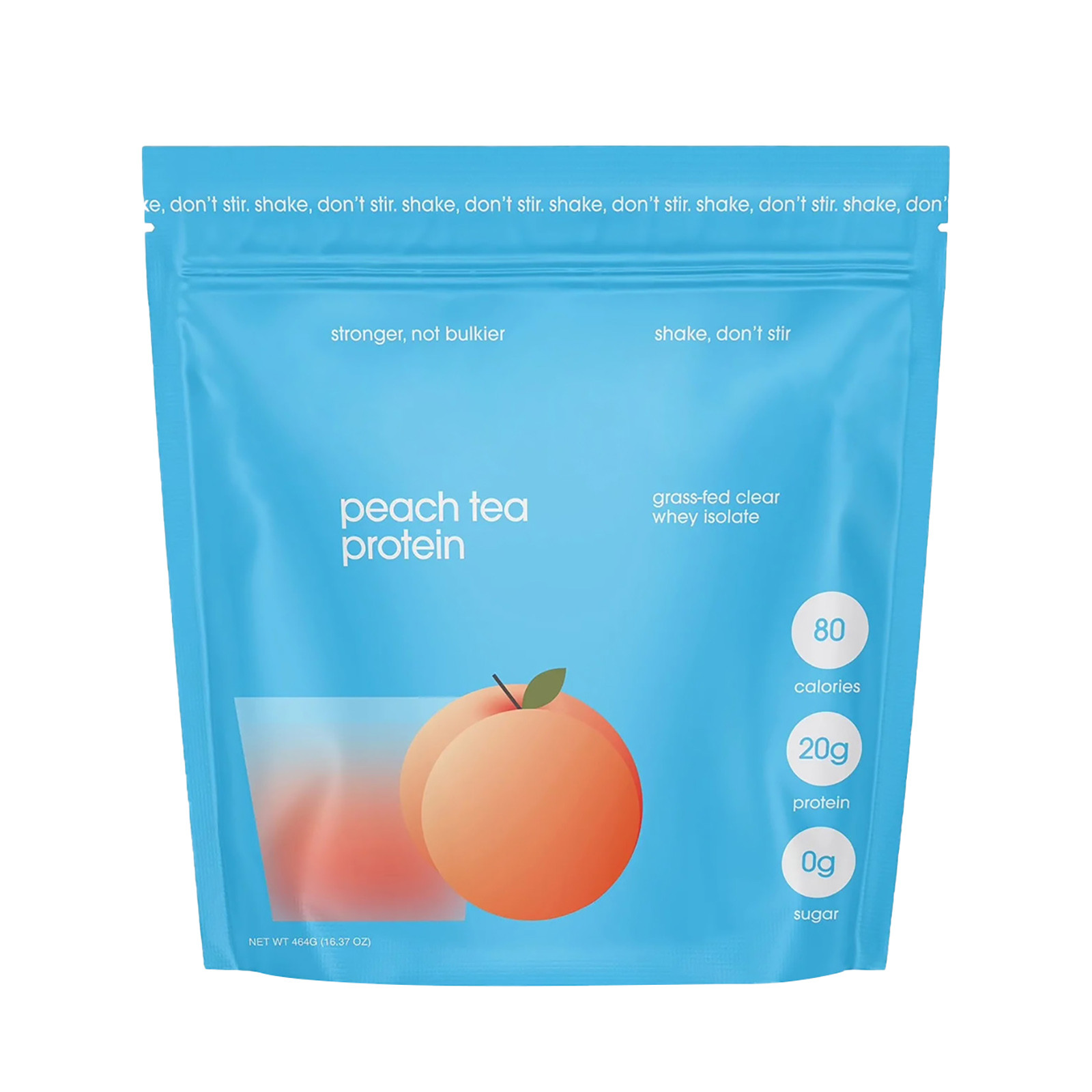 Clear Protein Powder, Peach | 20g Protein Grass-Fed Whey Isolate, Zero ...