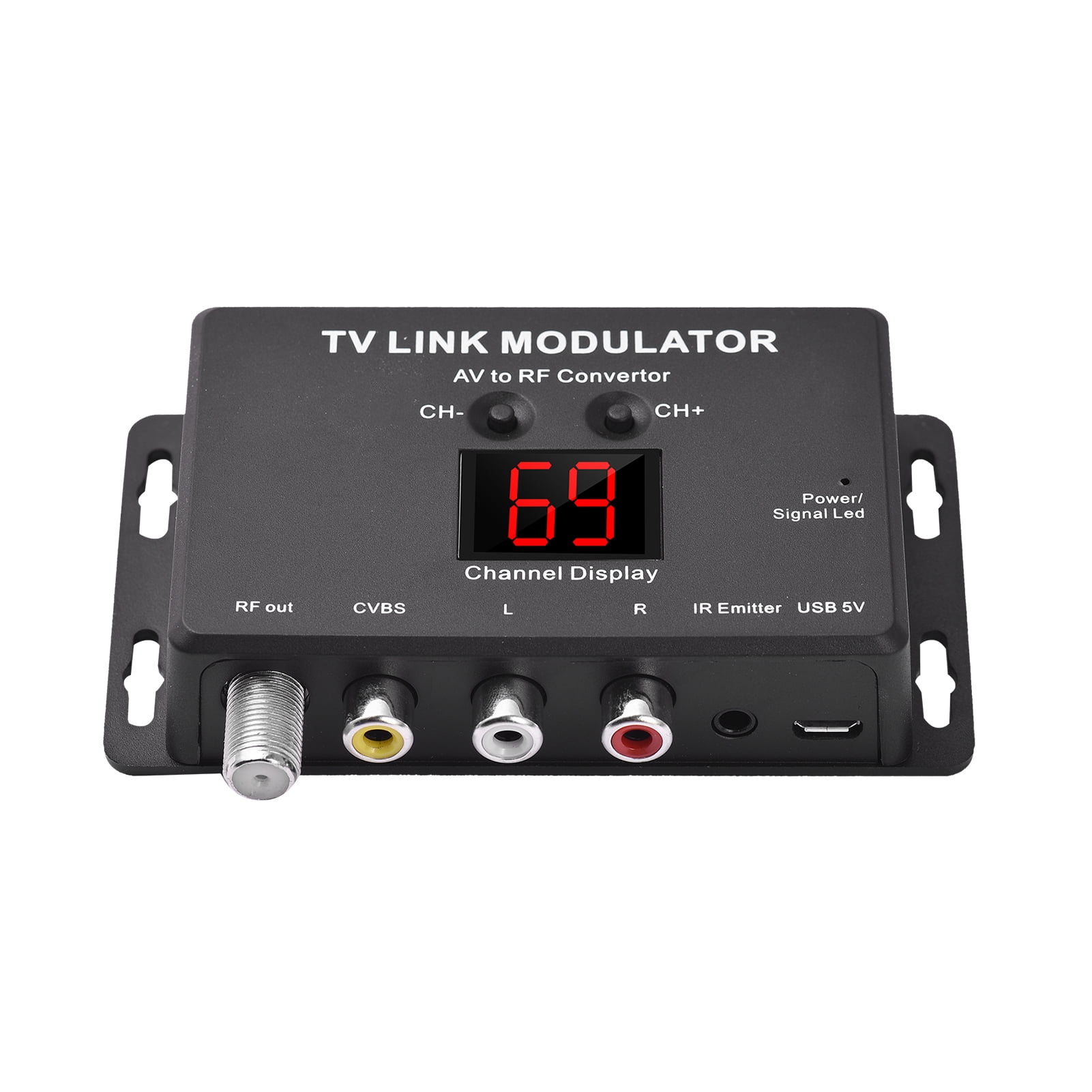 TM80 TV LINK Modulador Convertidor AV a RF yeacher modulador | Walmart ...