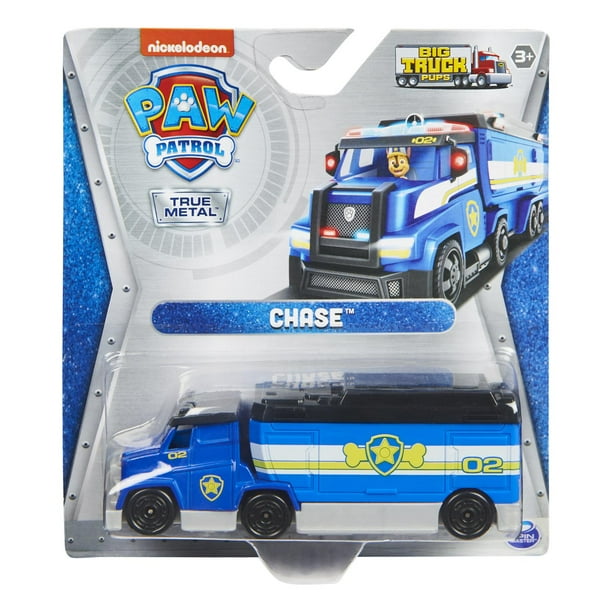 Paw Patrol: Vehiculos True Metal Big Rigs - Chase Spin Master 6063792 ...