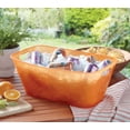 Mainstays Orange Plastic Rectangular Beverage Tub, 20" - Walmart.com