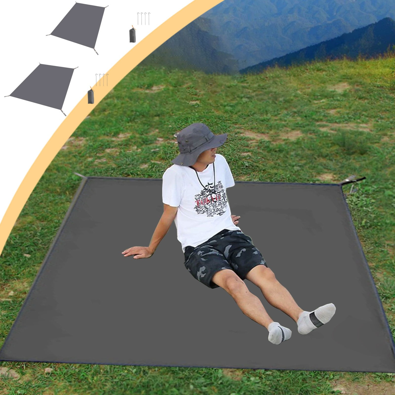 Click here for Sentmoon Outdoor Waterproof Dining Mat Portable Ca... prices