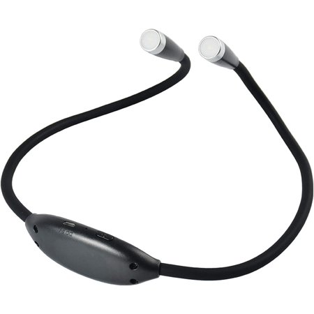 Neck Light 2 LEDs Book Light Flexible Reading Lamp Goose Neck Design ...