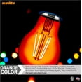 81085 LED Colored Filament A19 Light Bulb, 4.5 Watts, Medium E26 Base ...