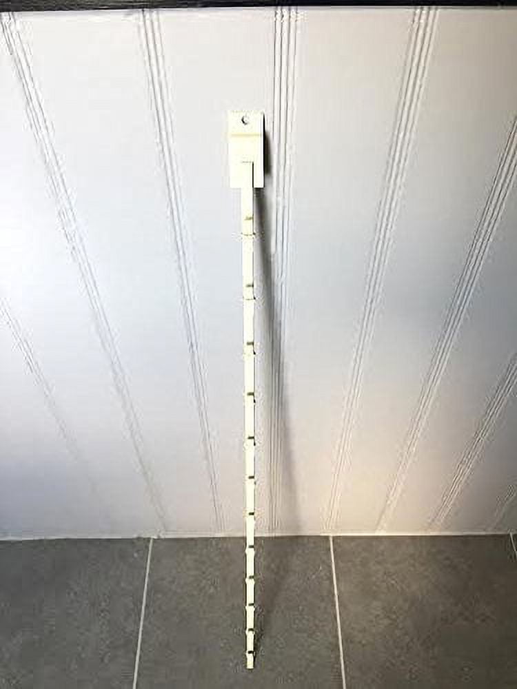 Almond 12 Clips Slatwall Mount Clipper Display Single Strip - Walmart.com