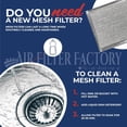AFF Aluminum Filter S97021045, 97021045 Compatible With Broan Fresh Air ...