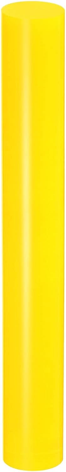 Acrylic Clay Roller 8 Inch x 1 Inch Solid Non-Stick Plastic Round Tube ...