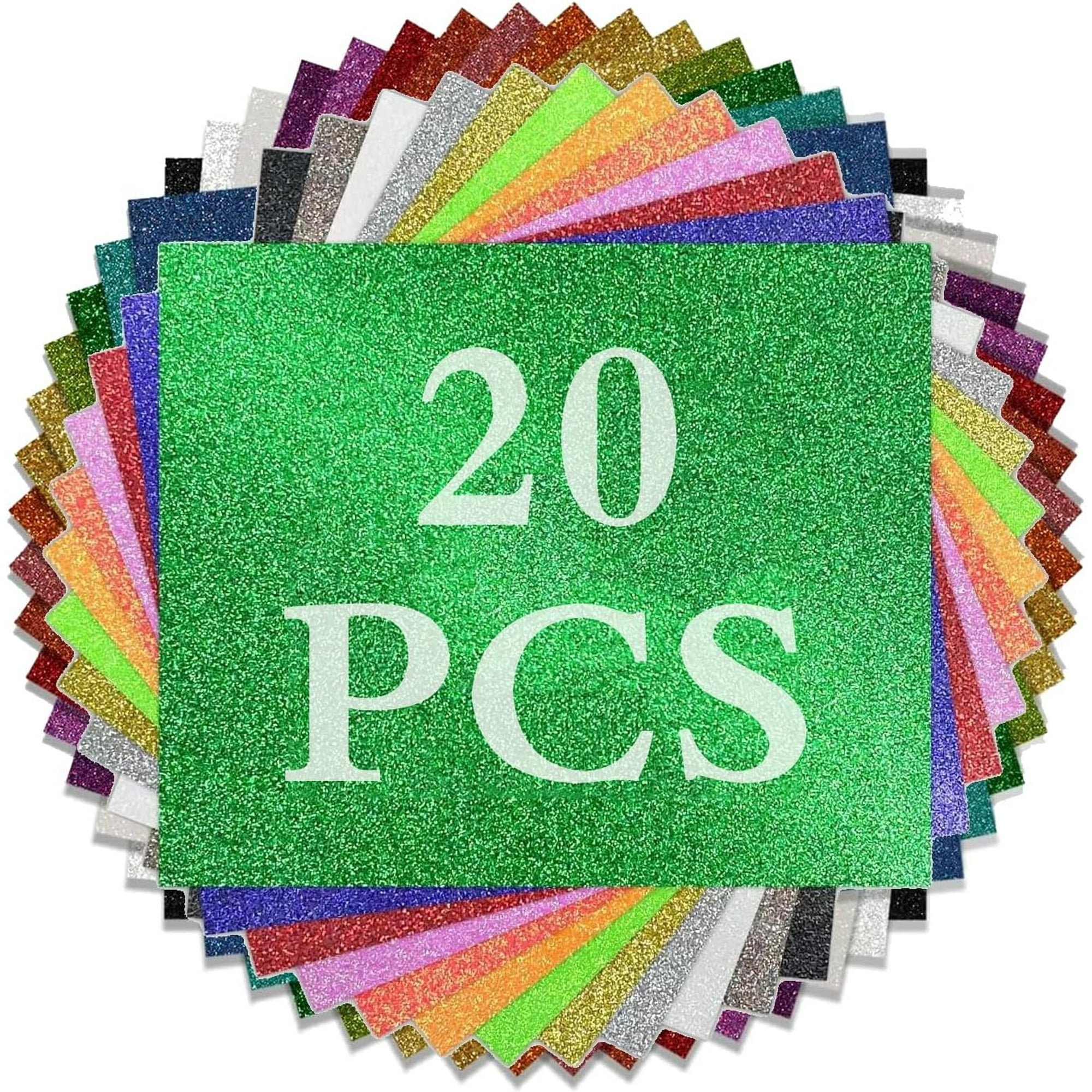 Click here for Eastin 20 Sheets 20 Colors Glitter Cardstock Cricu... prices