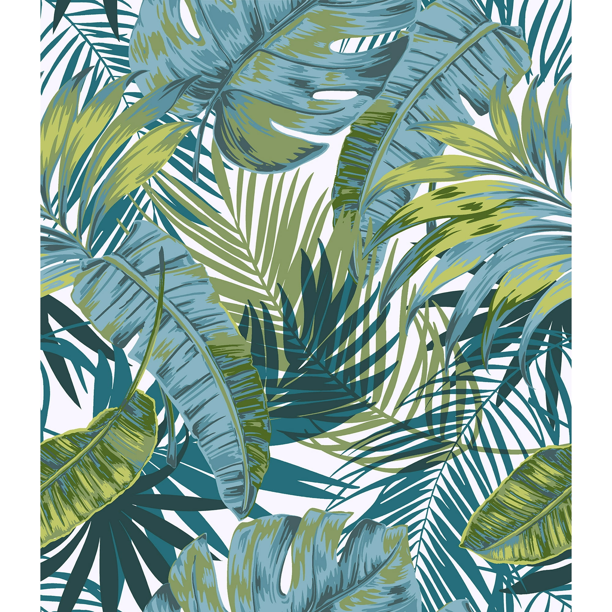 Click here for Mainstays Green Tropical Palm Peel & Stick Wallpap... prices