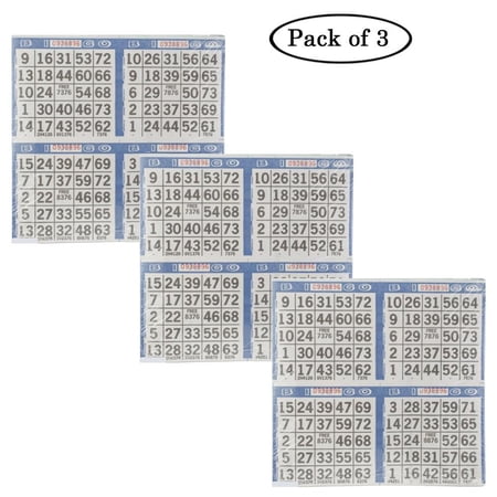 Primo Bingo Game Sheets 125/Pkg, 500 Games by Crafty Dab - Pack of 3 ...