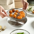 Deep-Frying Kitchen Stainless Steel Oil-Residue Filter Strainer Double ...
