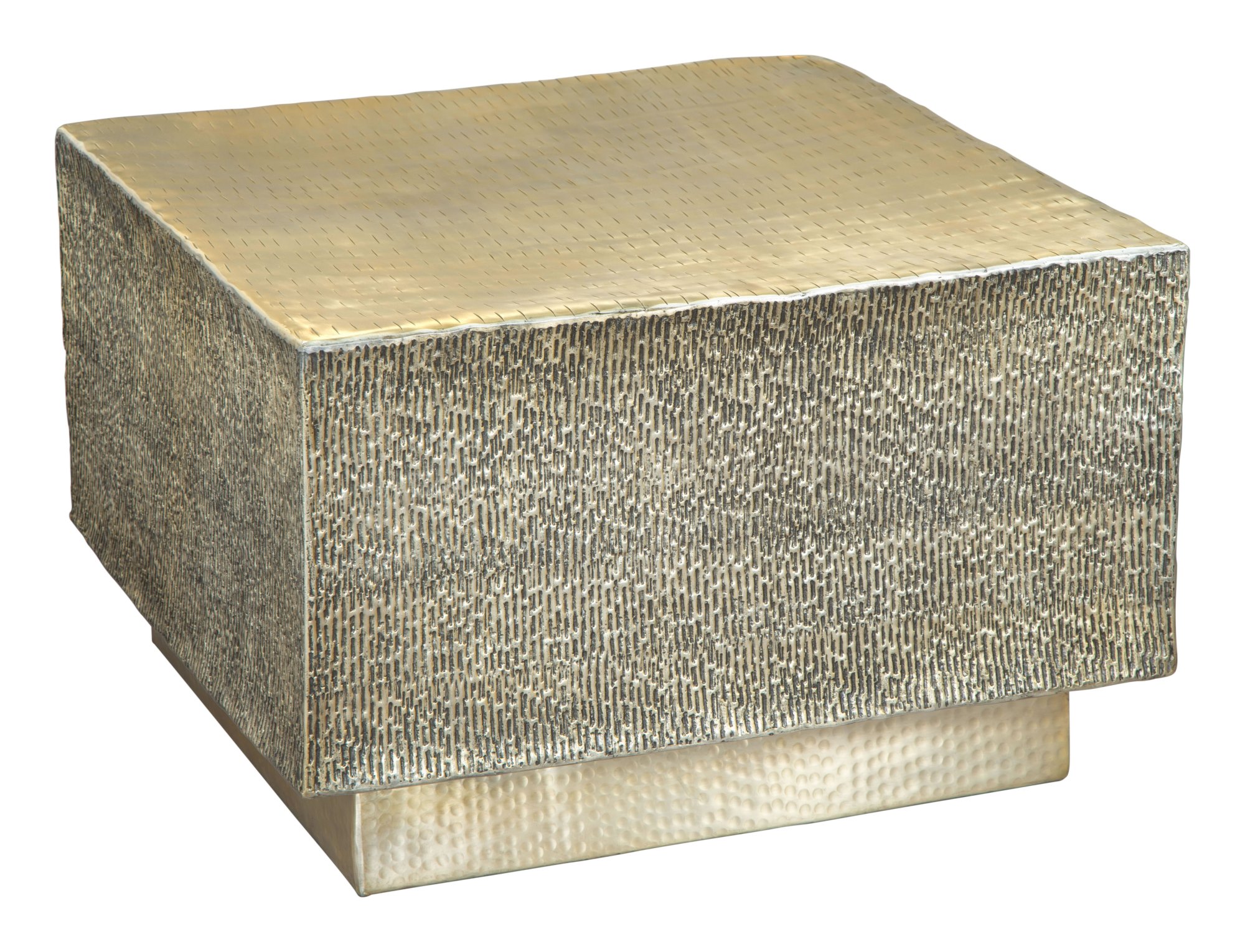 Coffee Table, Square, Aluminum, Metal, Gold, Living Lounge Cafe Room ...