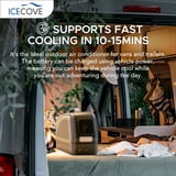 Sunjoy Lightweight Portable Air Conditioner, 2500 BTU, Indoor/Outdoor ...