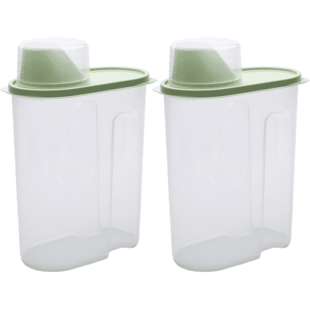 Rice Storage Bin Cereal Containers Dispenser with BPA Free Plastic ...