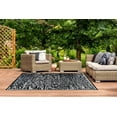 Beverly Rug 8' x 10' Abstract Outdoors Patio Area Rug, Black and White ...