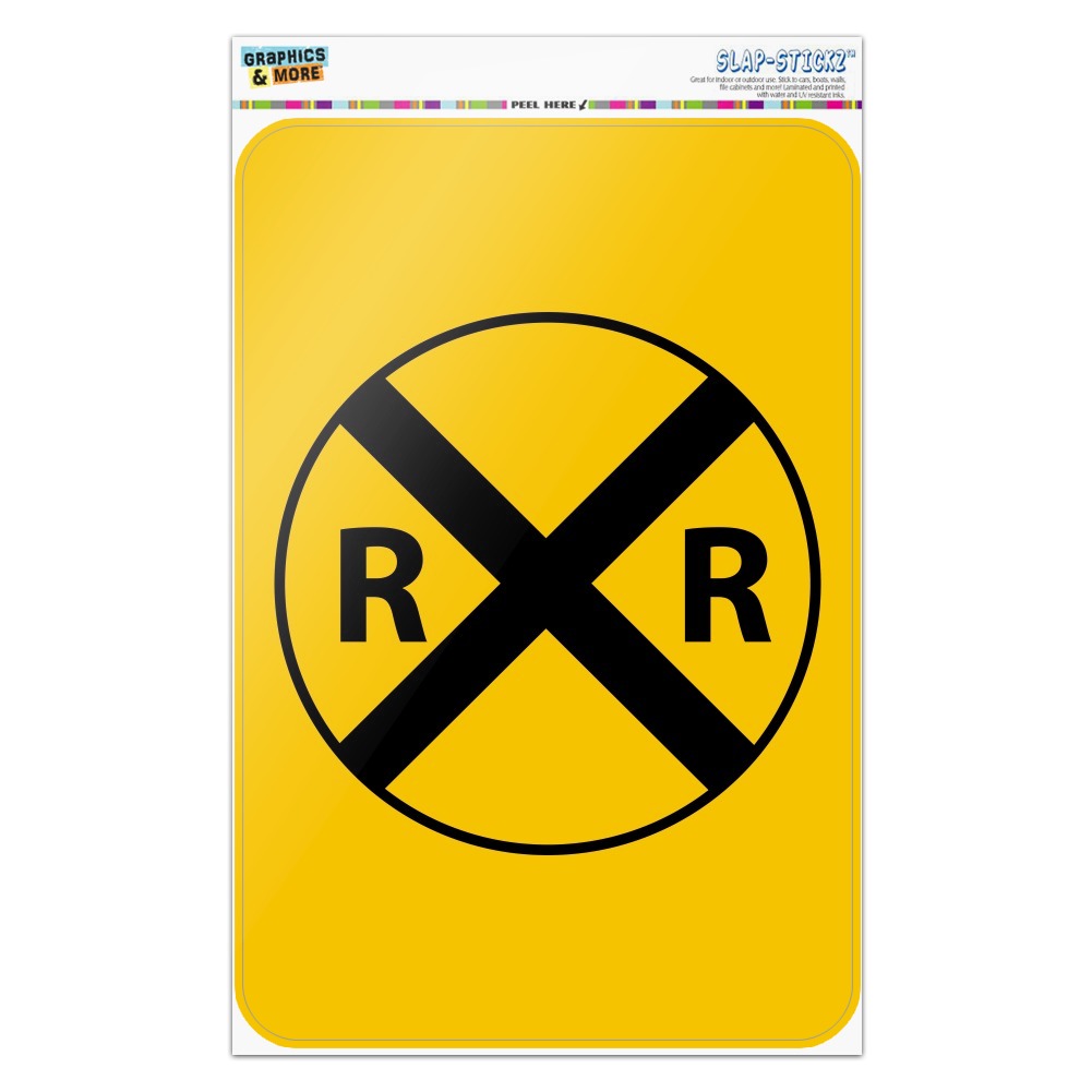 Railroad Crossing Traffic Sign Train Home Business Office Sign ...