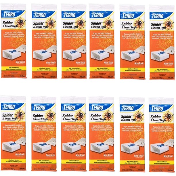 Terro T3206 Spider & Insect Trap 4 Count, 12 Pack - Walmart.com
