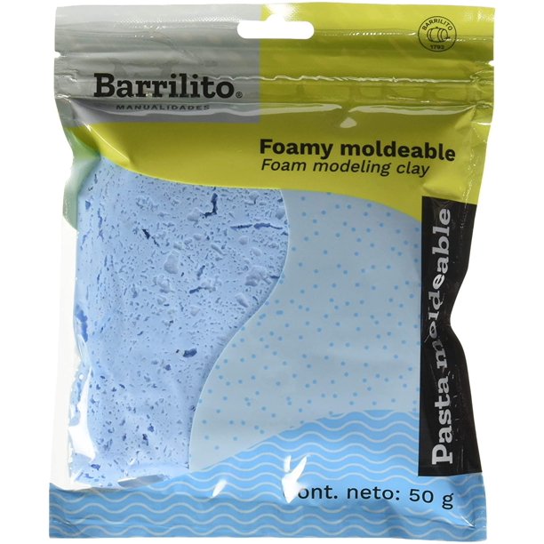 Foamy Moldeable Color Azul Barrilito Bolsa con 50 g barrilito 861fmo ...