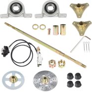 29" Rear Axle Assembly Complete Wheel Hub Kit for Go Kart Quad Trike ...